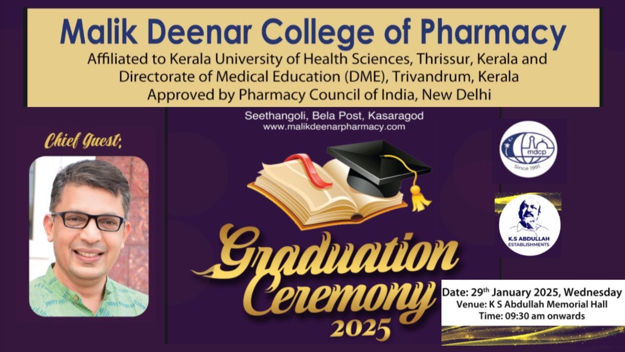 Malikdeenar College of pharmacy Seethangoli Bela | Graduation Ceremony ...
