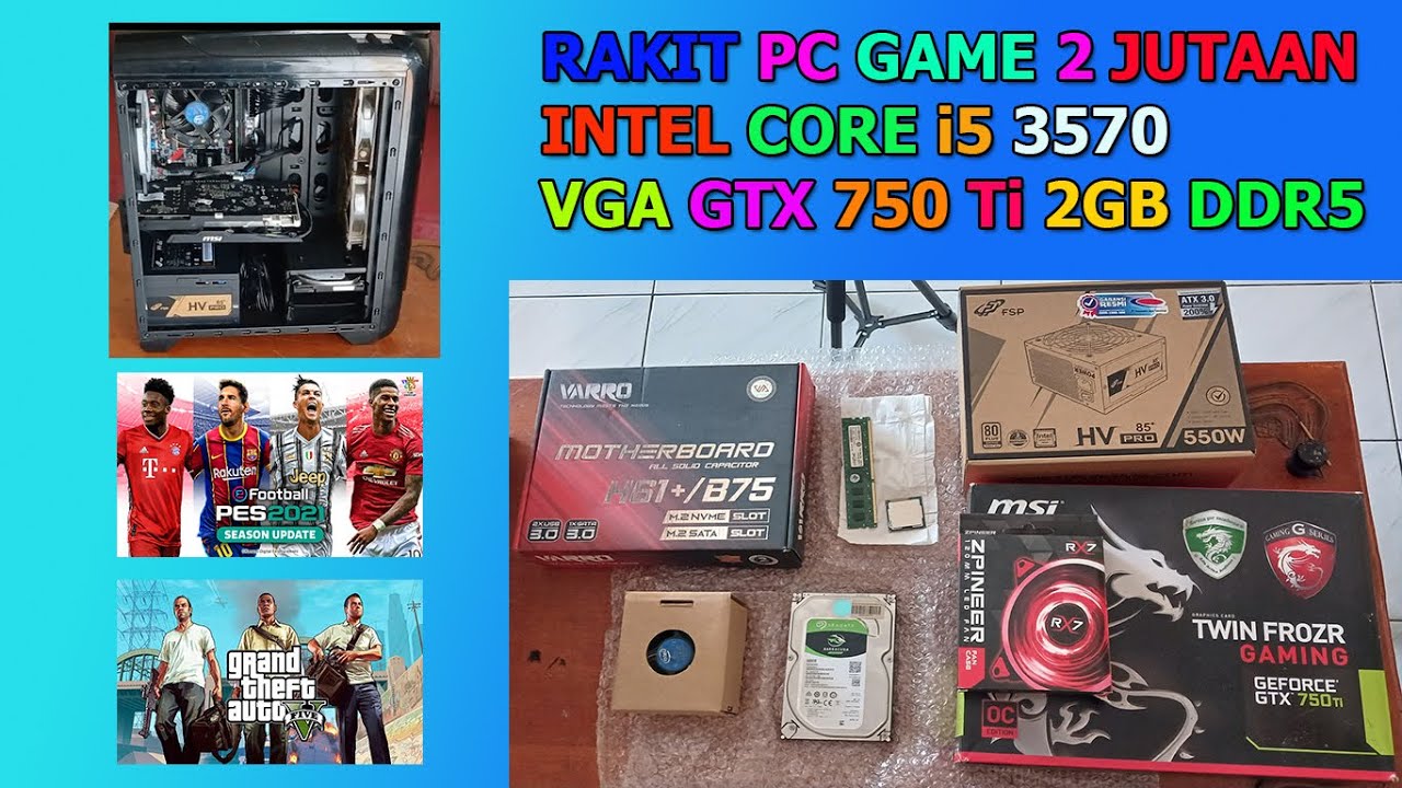 RAKITAN PC GAME MURAH INTEL CORE i5 HANYA 2JUTAAN - YouTube