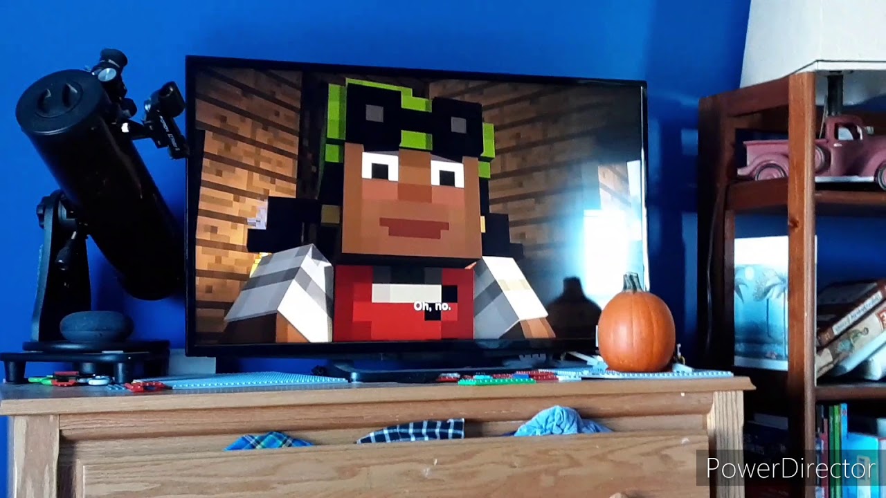 Minecraft story mode on tv episode 1 a - YouTube