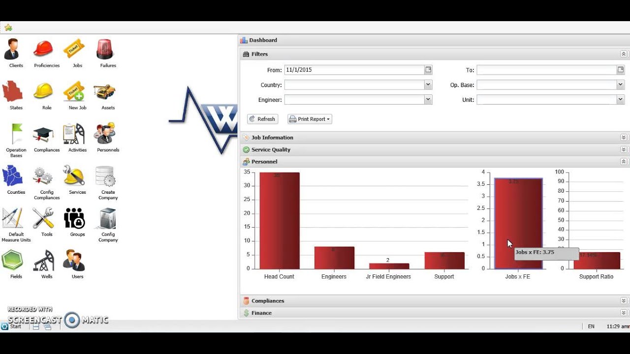 APOLLO Software, Dashboard use - YouTube