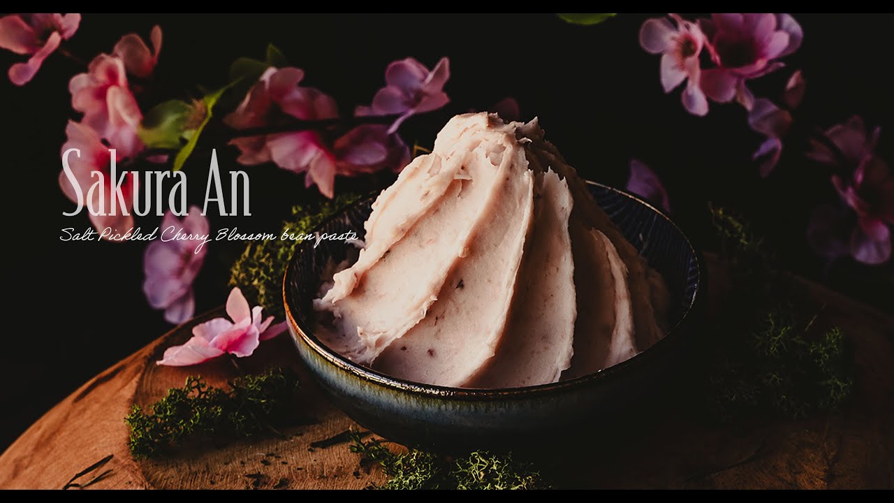 Sakura An - Pasta de judías con flor de cerezo encurtida - Salt Pickled ...