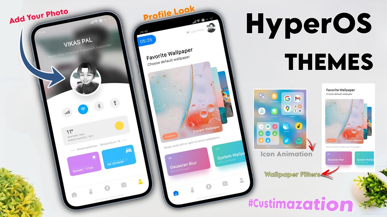 HyperOS Theme For Miui 14, 13 You Should Try It - ICON Animation ...