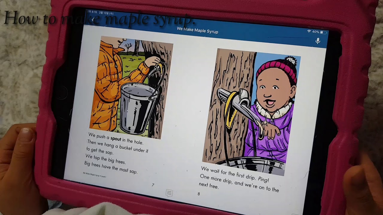 Reading books - day 3 _ How to make maple syrup - YouTube