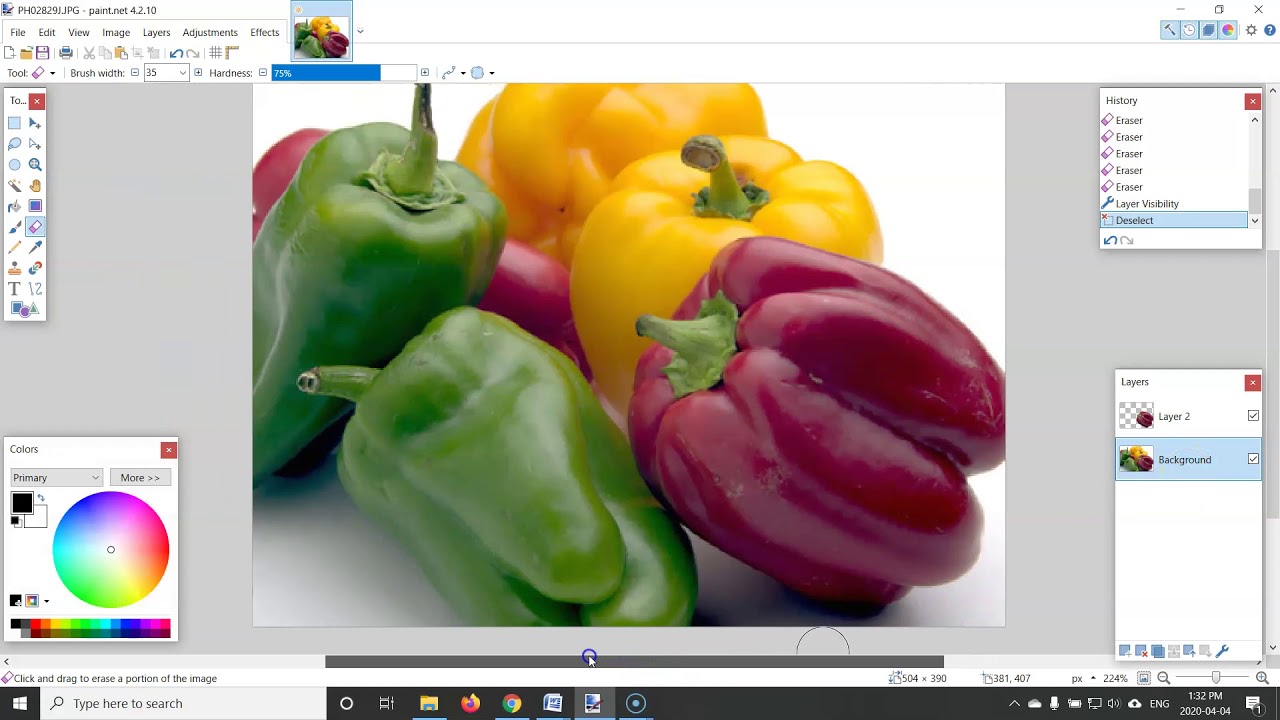 Making a Colour Isolation Photo with Paint.net - YouTube