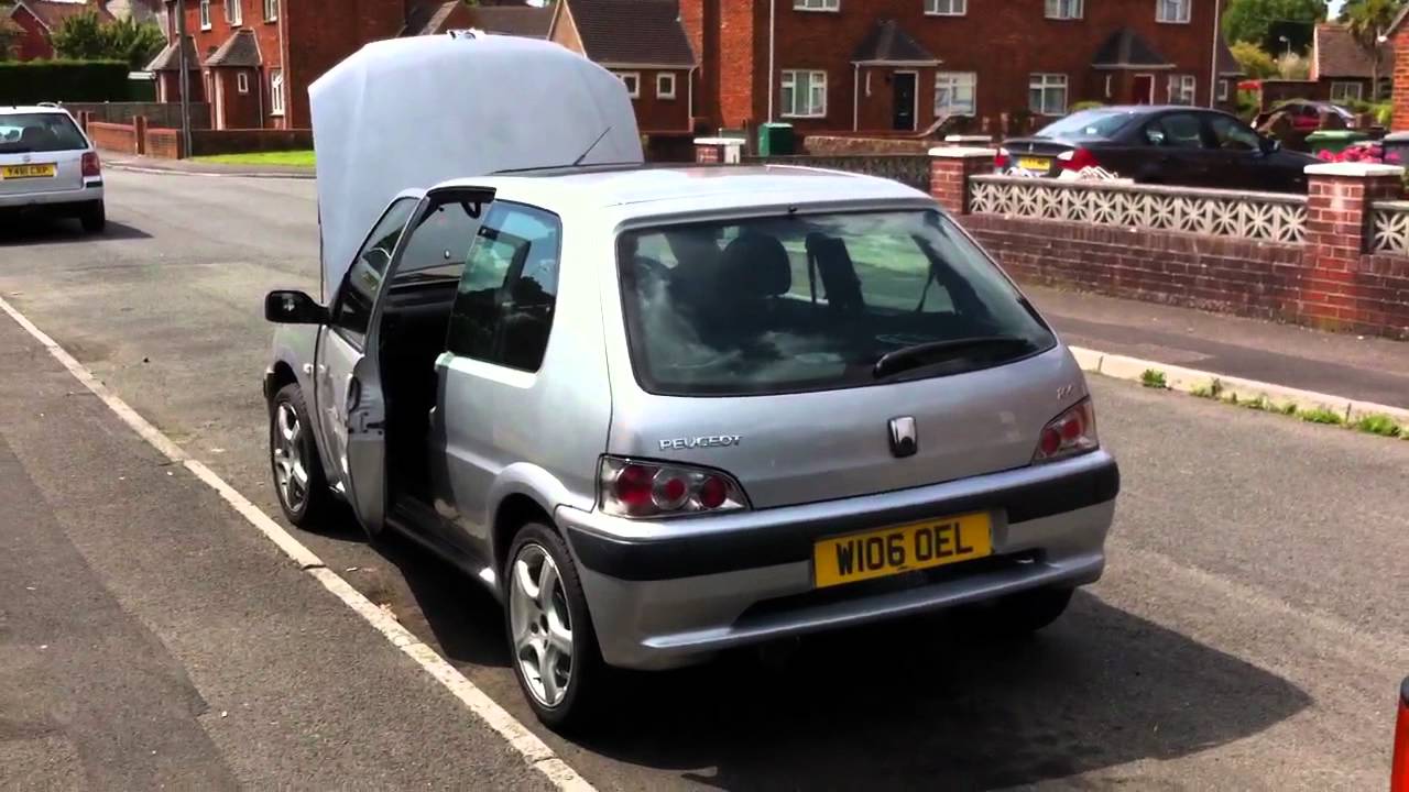 Peugeot 106 quicksilver - YouTube