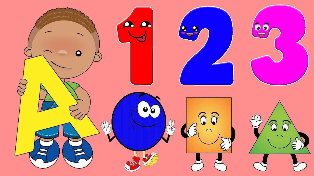 Learn ABC, 123 , Colors And Shapes | Kids Basic Learning For 3 Year ...