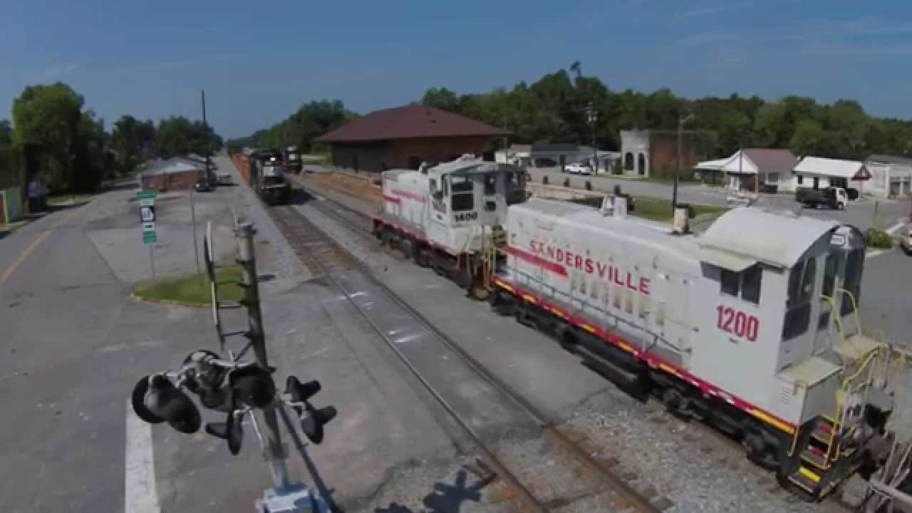 Sandersville RR with a Drone. - YouTube