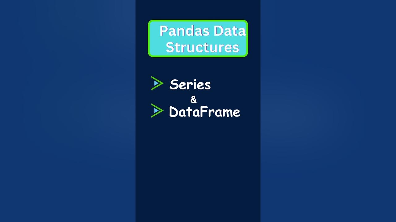 Understanding Pandas Data Types! Series And DataFrame #coding #machinelearning - YouTube