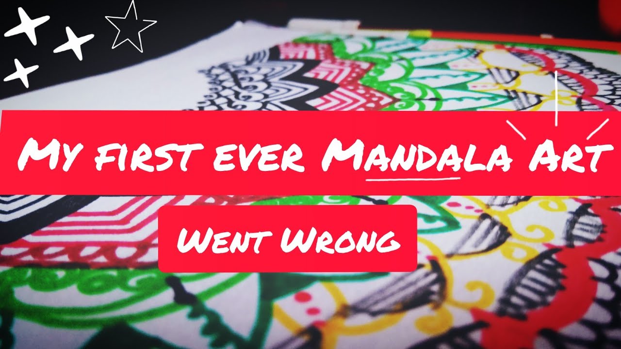 Avoid these mistakes in Mandala Art || For Newbies || Vlog#1 - YouTube
