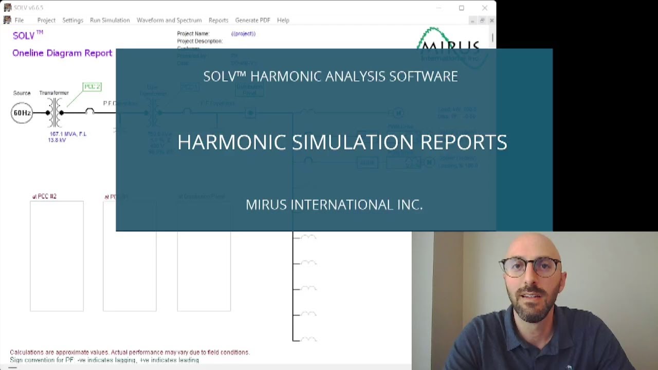 SOLV Tutorial 4 Harmonic Simulation Reports - YouTube