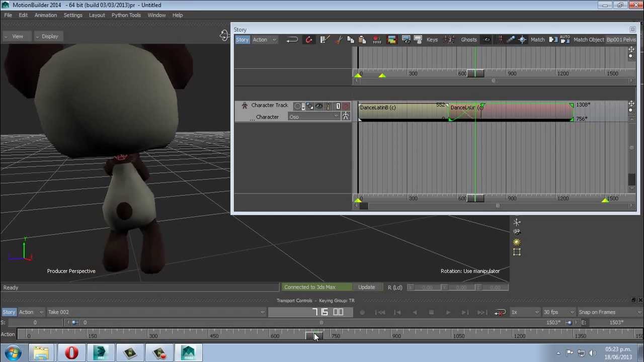 Tutorial Combinar animaciones en Motion Builder - YouTube
