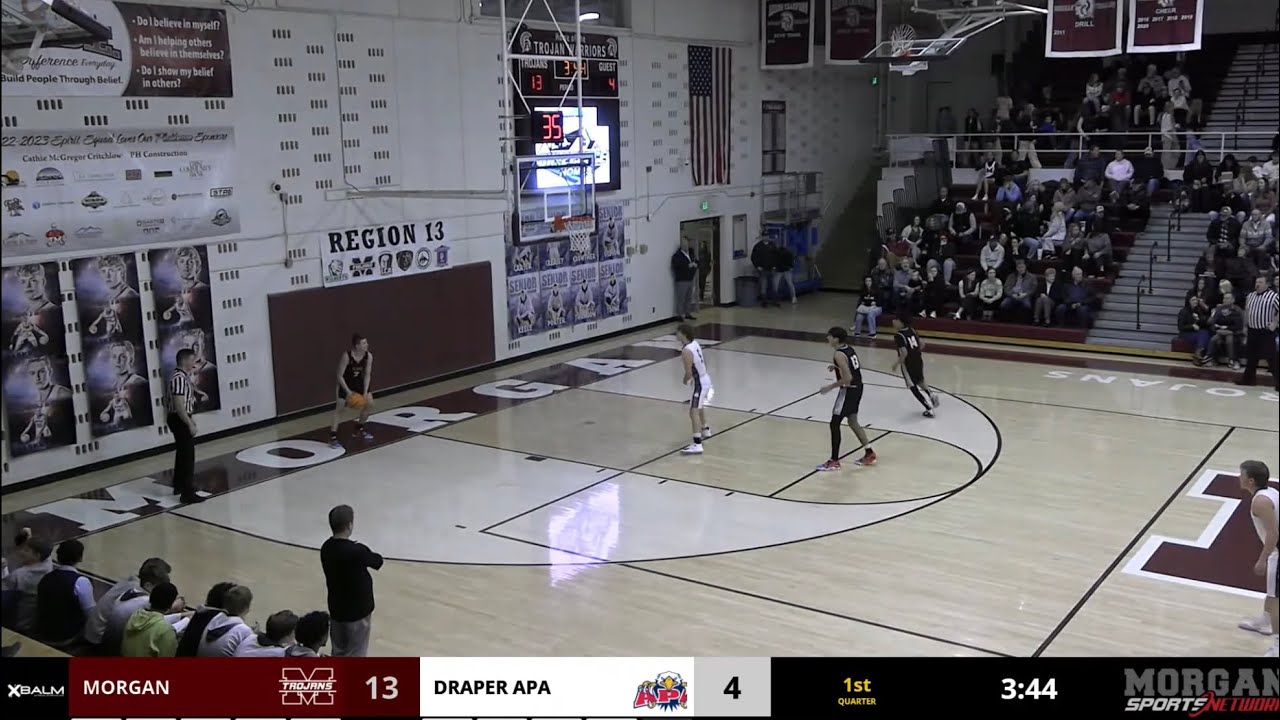 01/06/2023 Morgan vs Draper APA Varsity Boys Basketball - YouTube