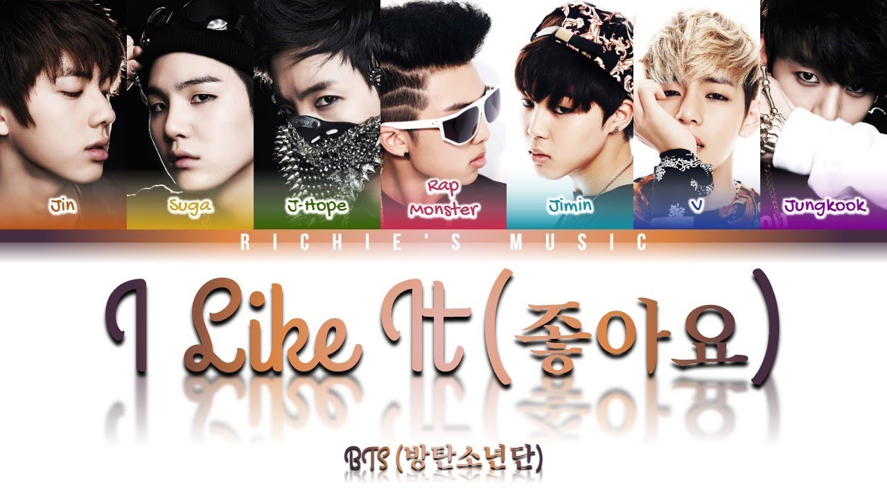 BTS (방탄소년단) - I Like It (좋아요) [Color Coded Lyrics Han|Rom|Eng] - YouTube