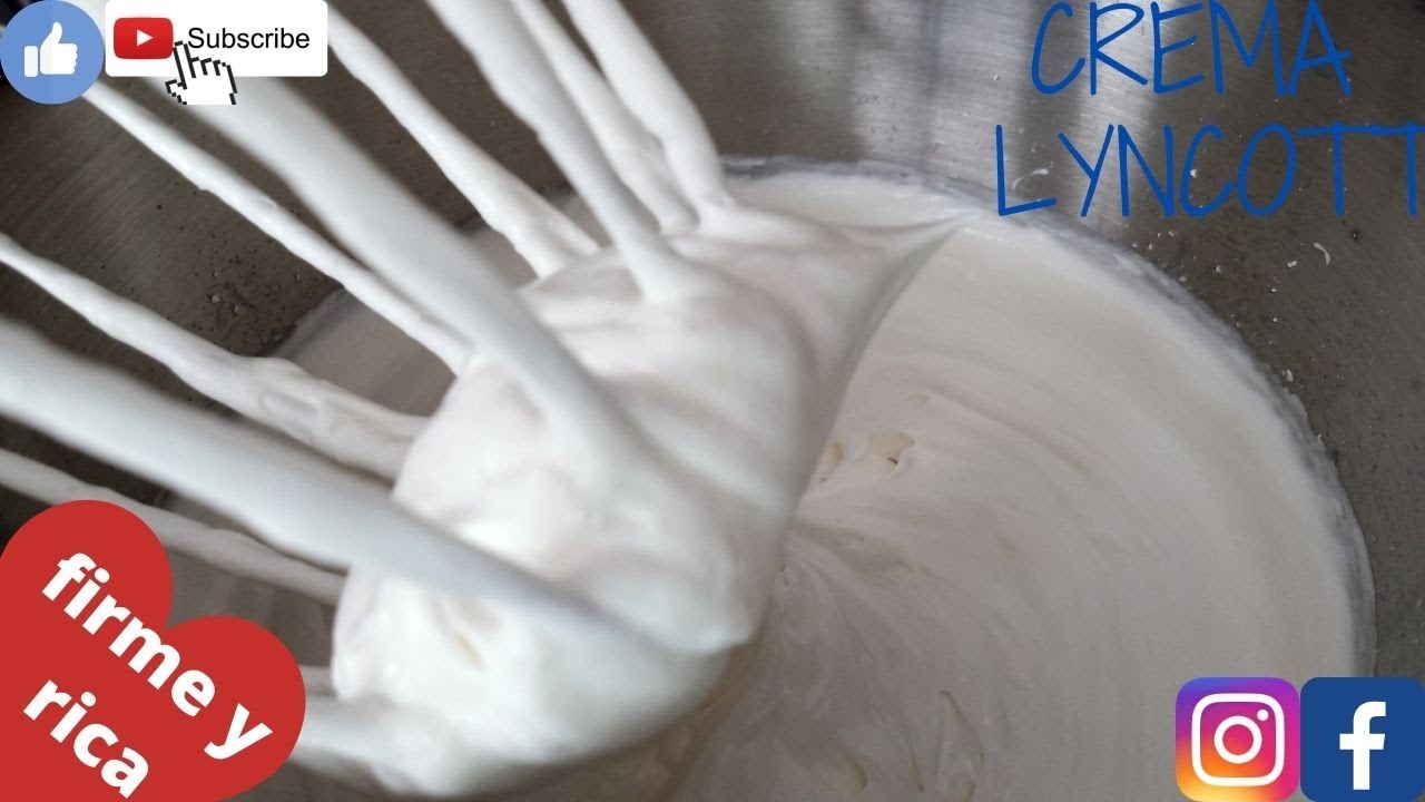 como montar la crema lyncott | super firme | Gigis cake - YouTube
