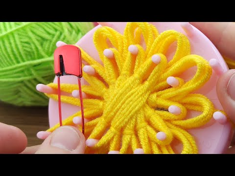 Super Easy 👌💯 knitting motifs on the apparatus / aparat üzerinde örgü motif çalışması