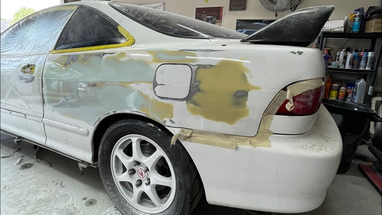 Bodywork on Josh’s integra part.1 - YouTube