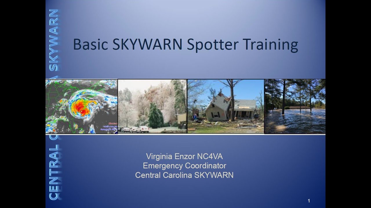 OCRA Membership Meeting - SKYWARN Spotter Training (May 9, 2022) - YouTube
