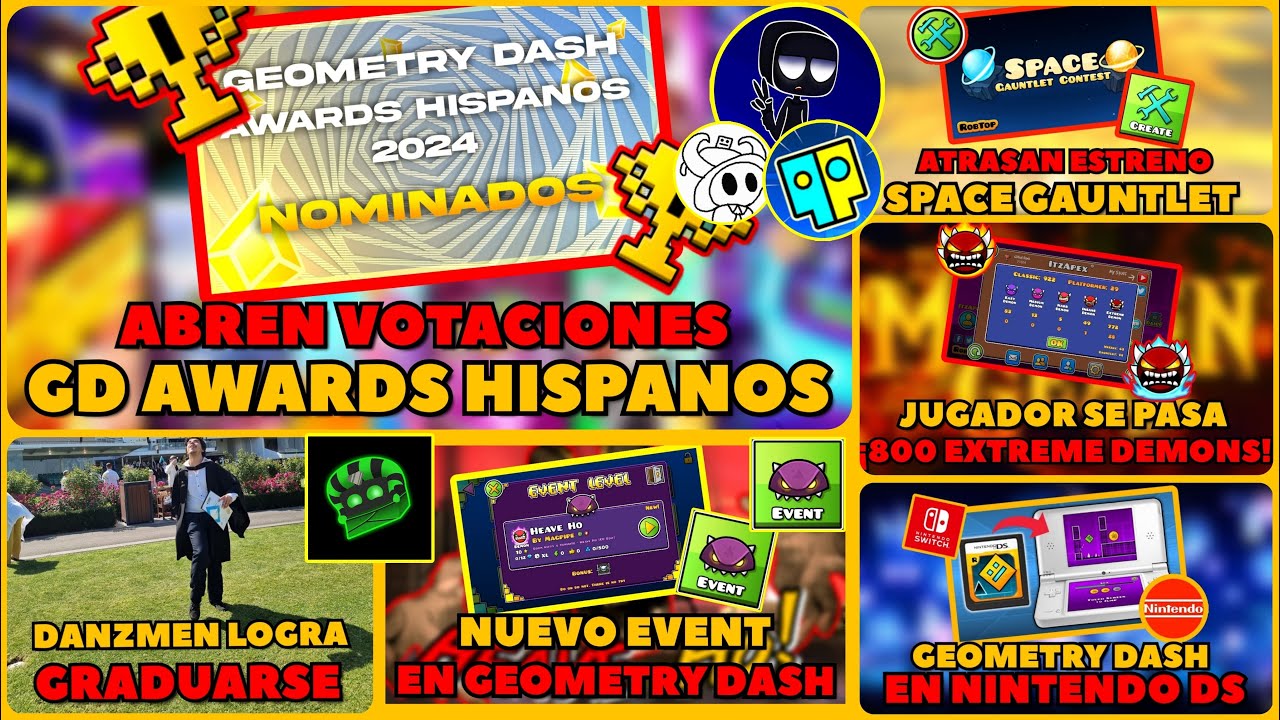 ¡JUGADOR COMPLETA 800 EXTREME DEMONS, GD AWARDS HISPANOS, DANZMEN LOGRA ...