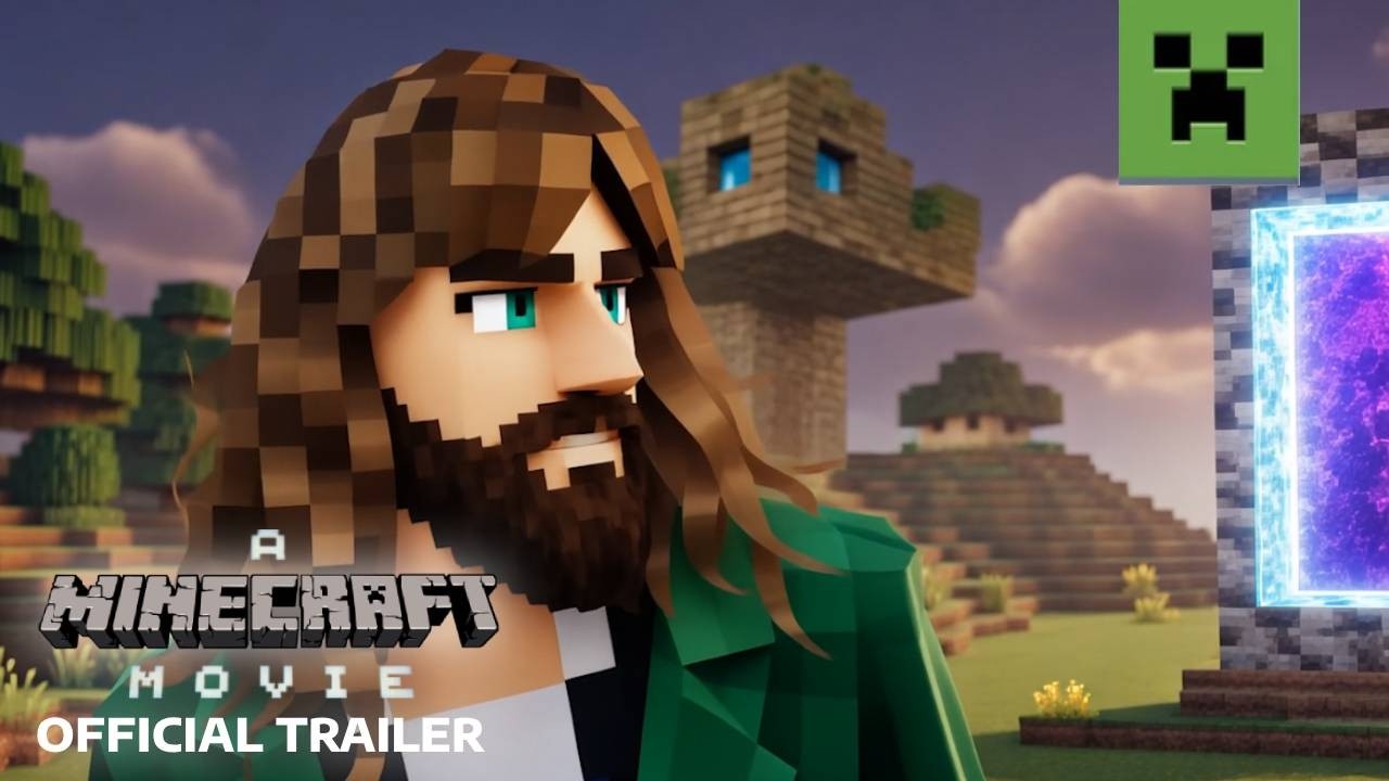 Minecraft Movie but it’s enhanced with AI - YouTube