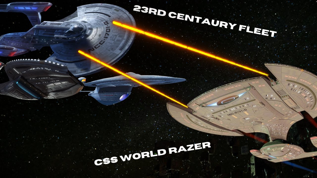 23rd centaury fleet VS CSS World Razer in Star Trek Bridge Commander ...