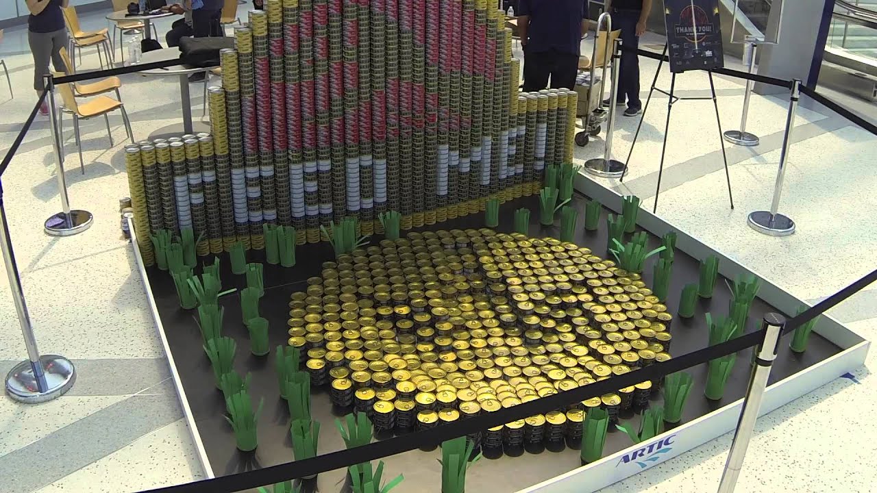 Canstruction - YouTube