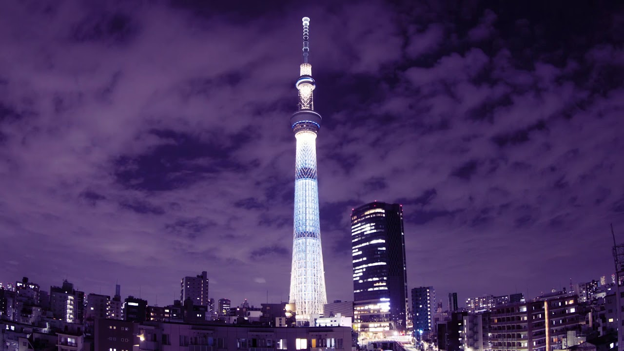 Tree of Heaven Tower at Night Timelapse - Video Clip - YouTube