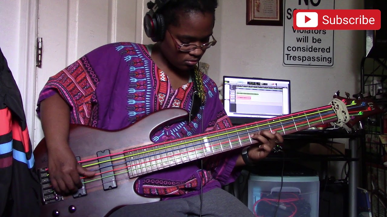 Solo 6 String Bass With Chords And A Phaser - YouTube