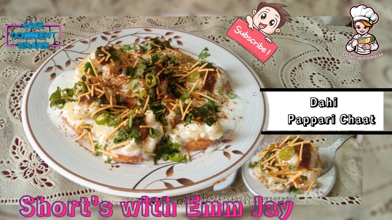 Dahi Papri Chaat | Easy Tasty Chaat Recipe Must Try | #paprichaatrecipe ...