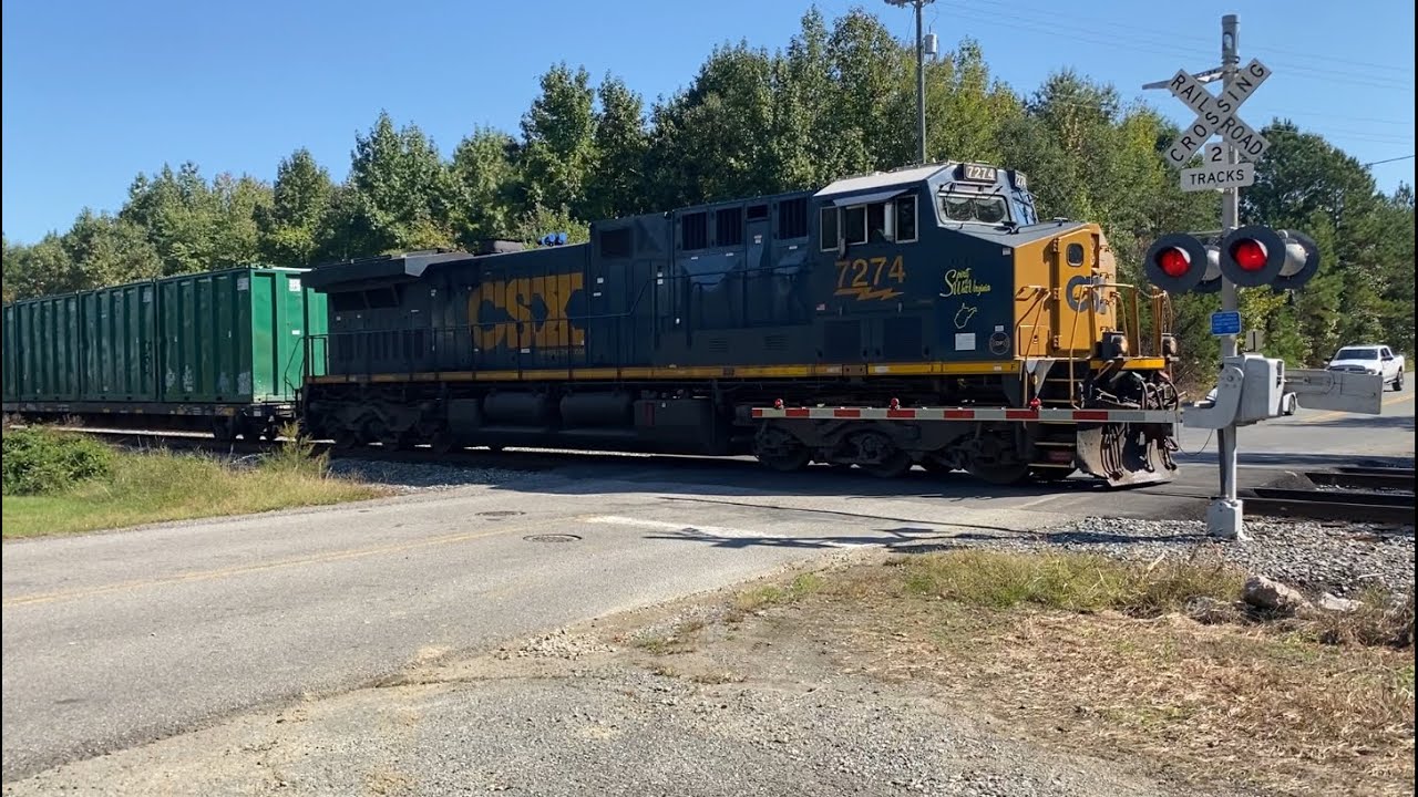 CSX 7274 “Spirit of West Virginia” pulls tons of stinky trash through ...