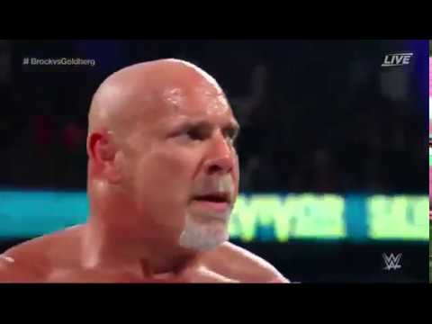 WWE Survivor Series 2016 Bill Goldberg vs Brock Lesnar full match - YouTube