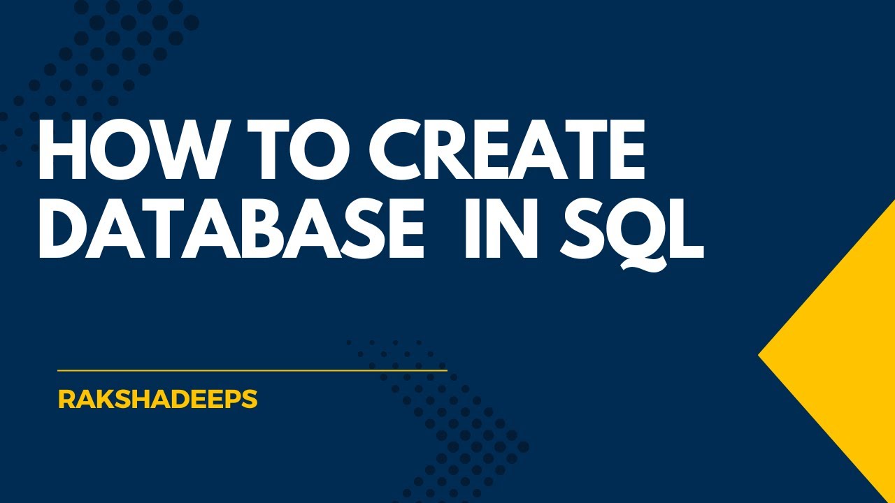 HOW TO CREATE DATABASE AND DROP DATABASE IN SQL SERVER KANNADA #imp # ...