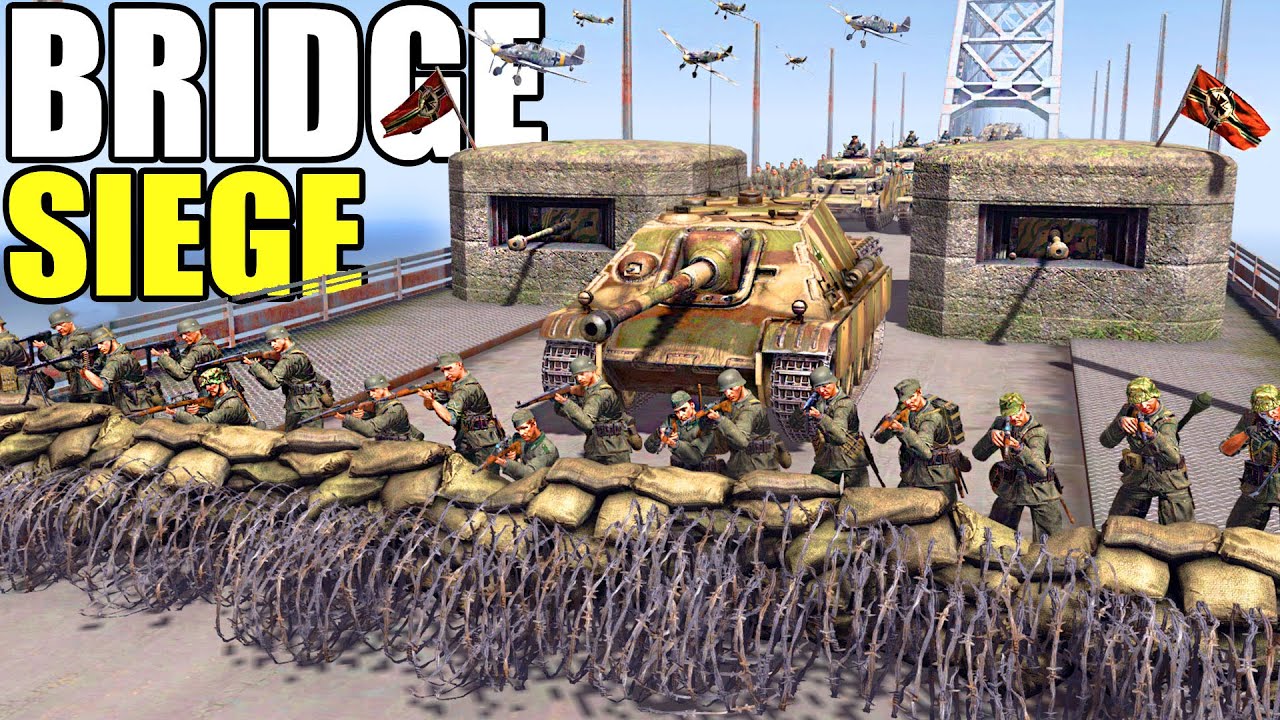 Full-Scale US Army Siege of Largest WW2 BRIDGE DEFENSE... - gates of ...