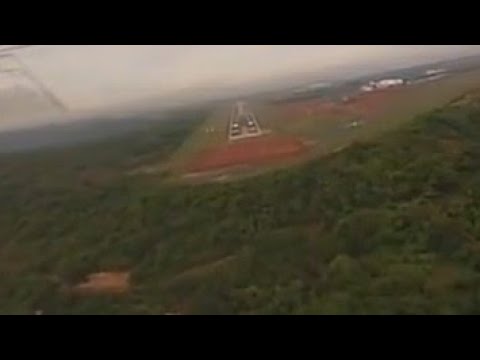 mangalore international airport landing HD tabletop runway - YouTube