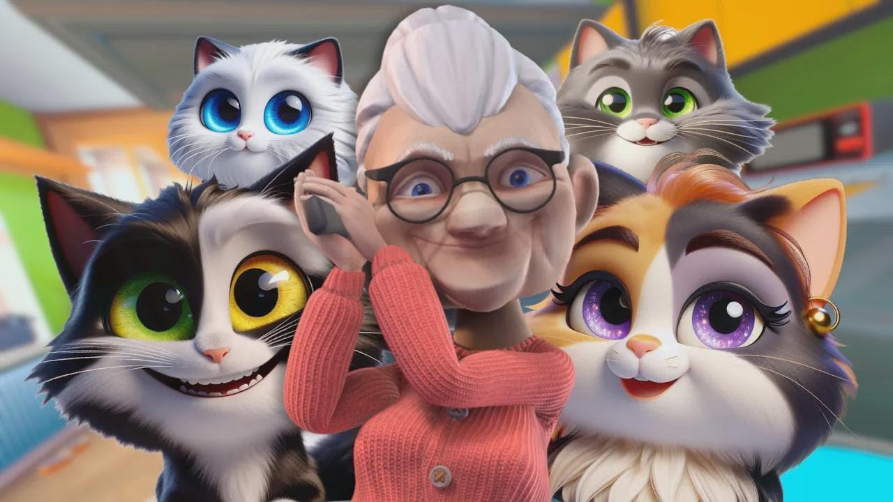 ¡La abuela va a tener 4 GATOS NUEVOS ahora?! - I Am Cat VR - YouTube