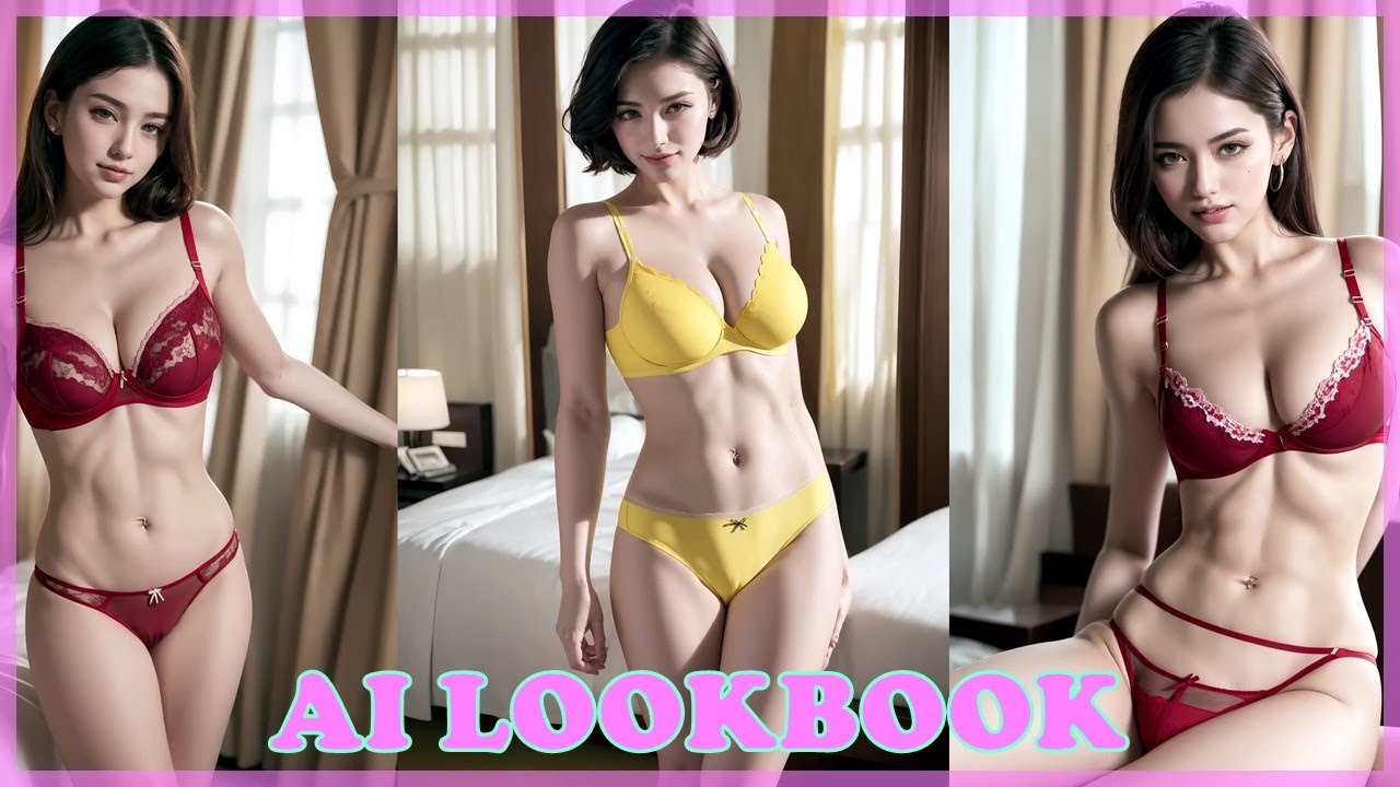 Bold & Beautiful Red and Yellow Underwear Collection by AI LookBook - YouTube