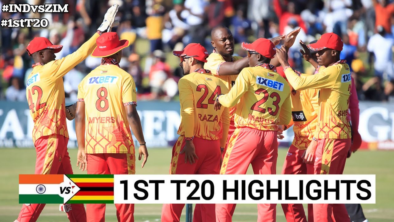 India vs Zimbabwe 1st T20 Cricket Match Full Highlights | IND v ZIM 1st ...