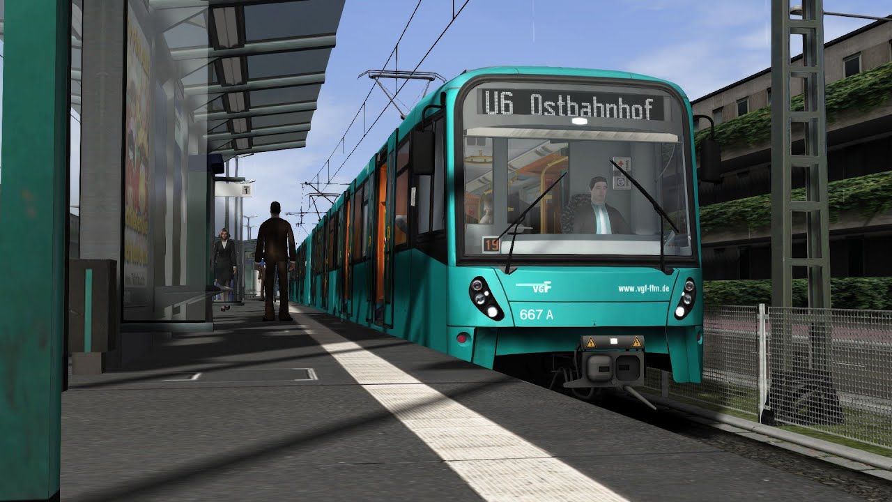 U6 Heerstrasse to Ostbahnhof - Frankfurt U-Bahn - U5 - Train Simulator ...