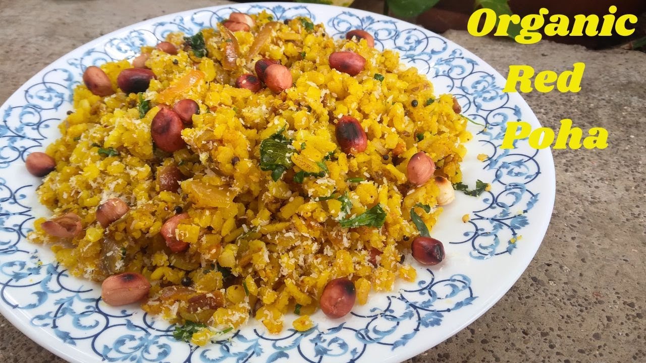 How to make Red Poha - YouTube