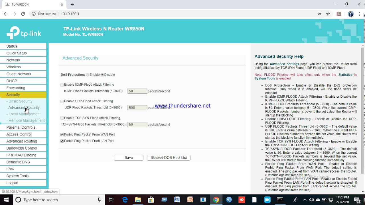 How to Firmware Update,Ddos protection and Advance security On TP Link ...
