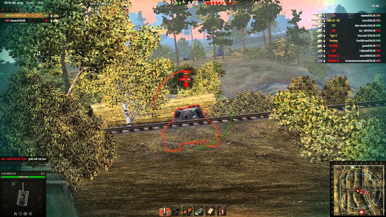 Tiger II Turret Weak Spots - YouTube