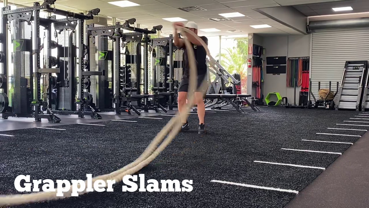 Battle Rope Grappler Waves - YouTube