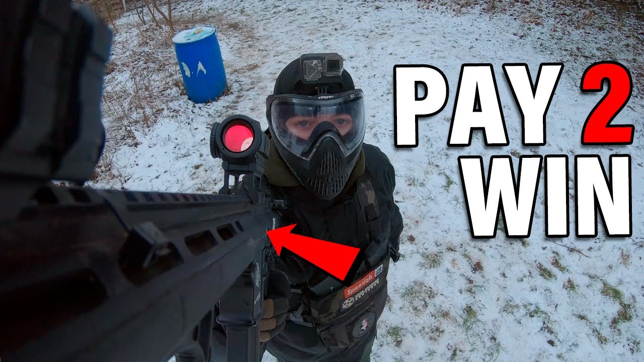 Noob uses €3,585 airsoft gun to pay 2 win in Airsoft... - YouTube