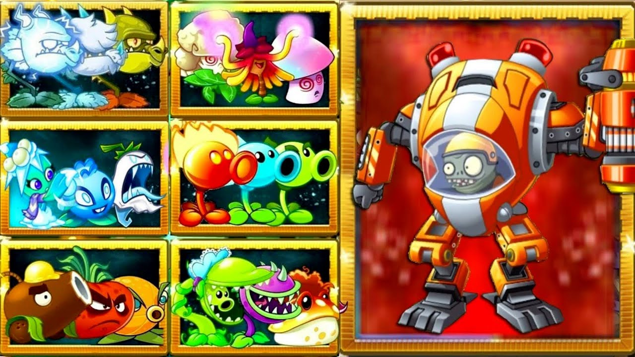 PvZ2 - Random Teams Plant Vs Z-Mech Zombie LEVEL5 - Which Plant Team Is ...