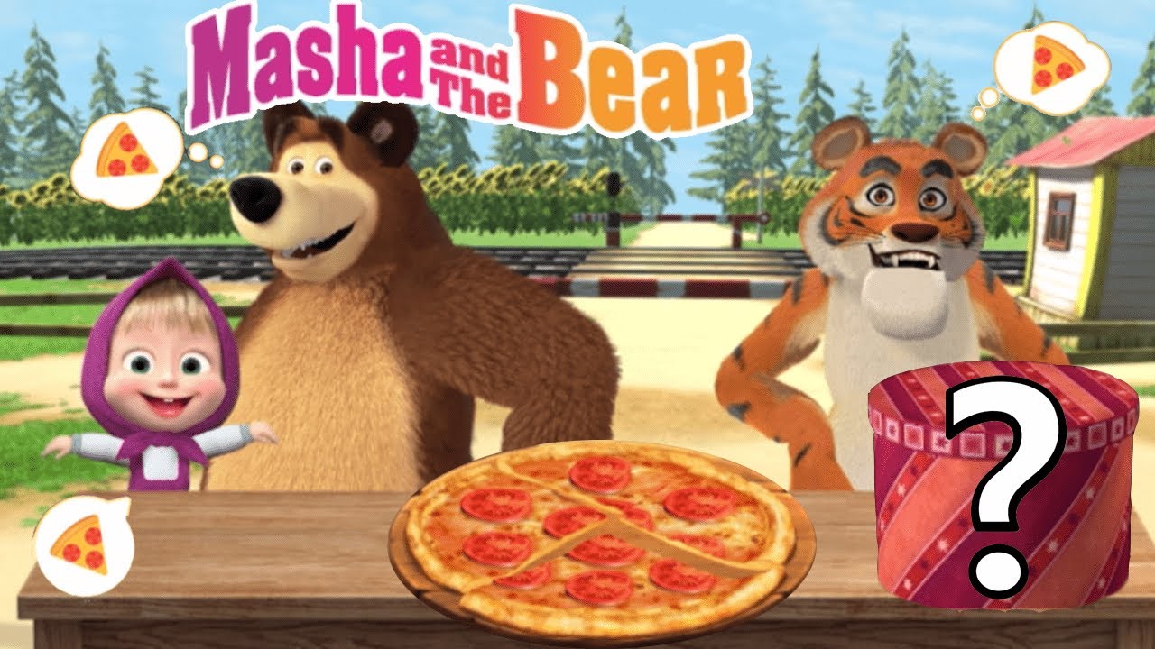 [4] Cooking PIZZA with Masha! 🍕 / WHAT GIFT DID MASHA AND THE BEAR ...