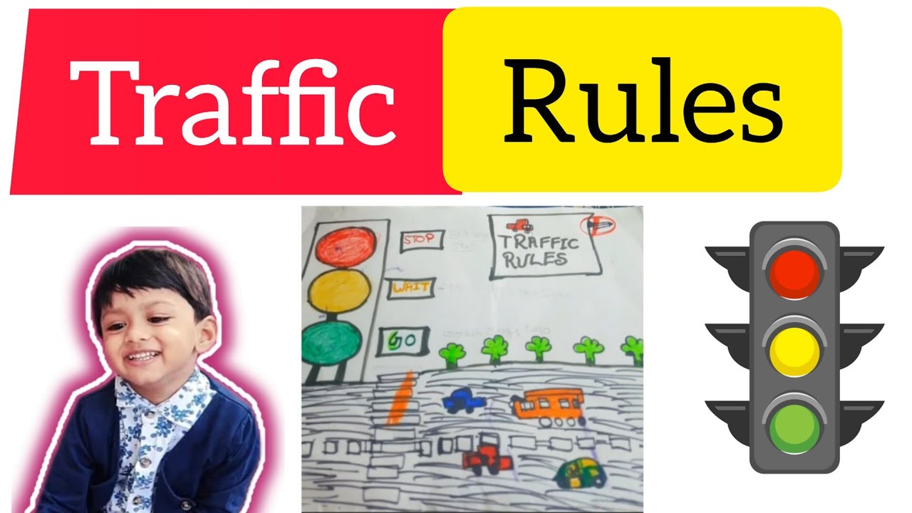 Traffic Rules for Children, Traffic Rules for Pre-School, Kids Learning ...
