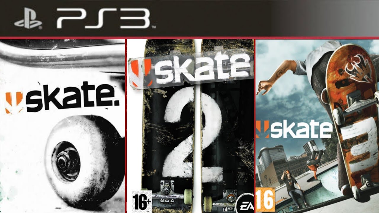 EVOLUCIÓN JUEGOS DE "SKATE" PARA PS3 - YouTube
