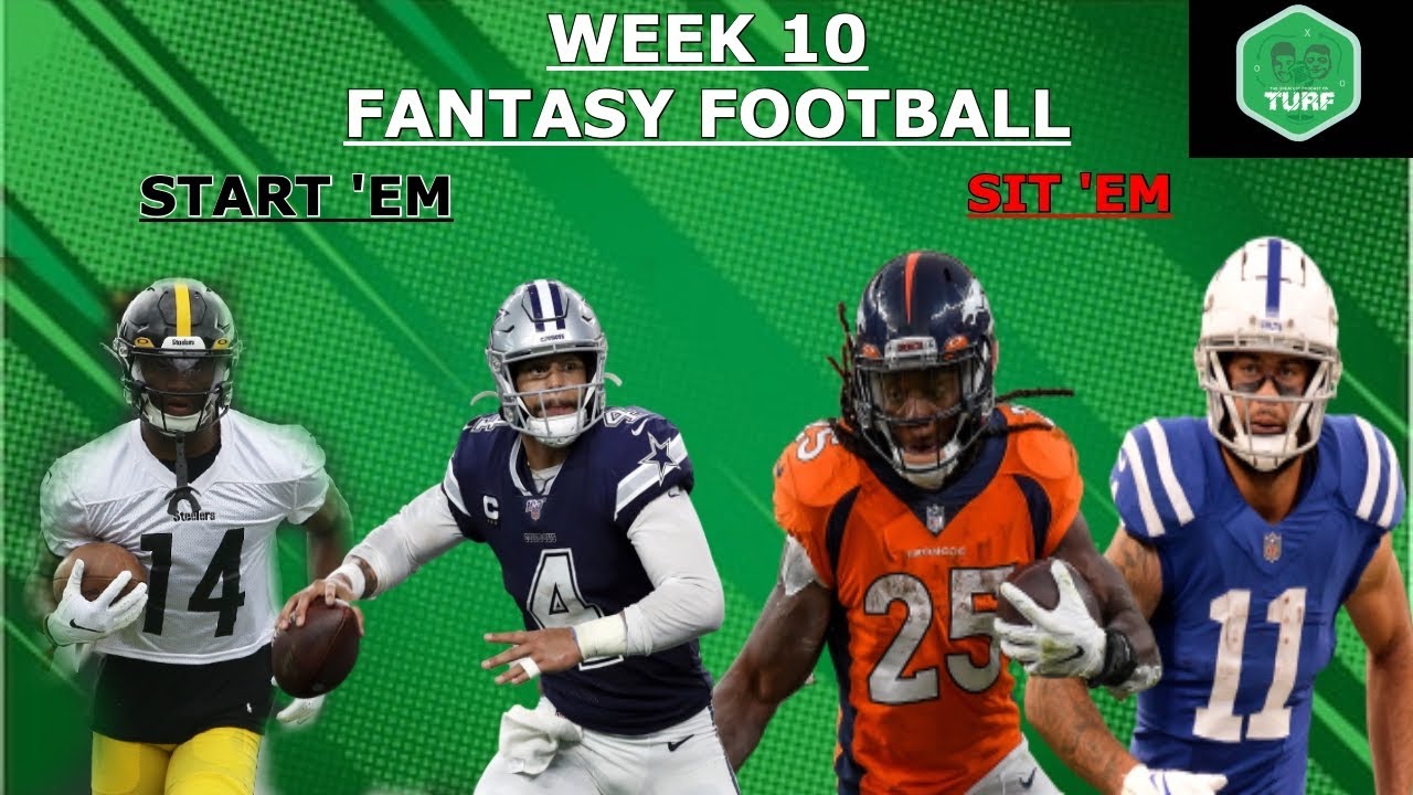 Week 10 Fantasy Football Start 'Em Sit 'Em! - YouTube