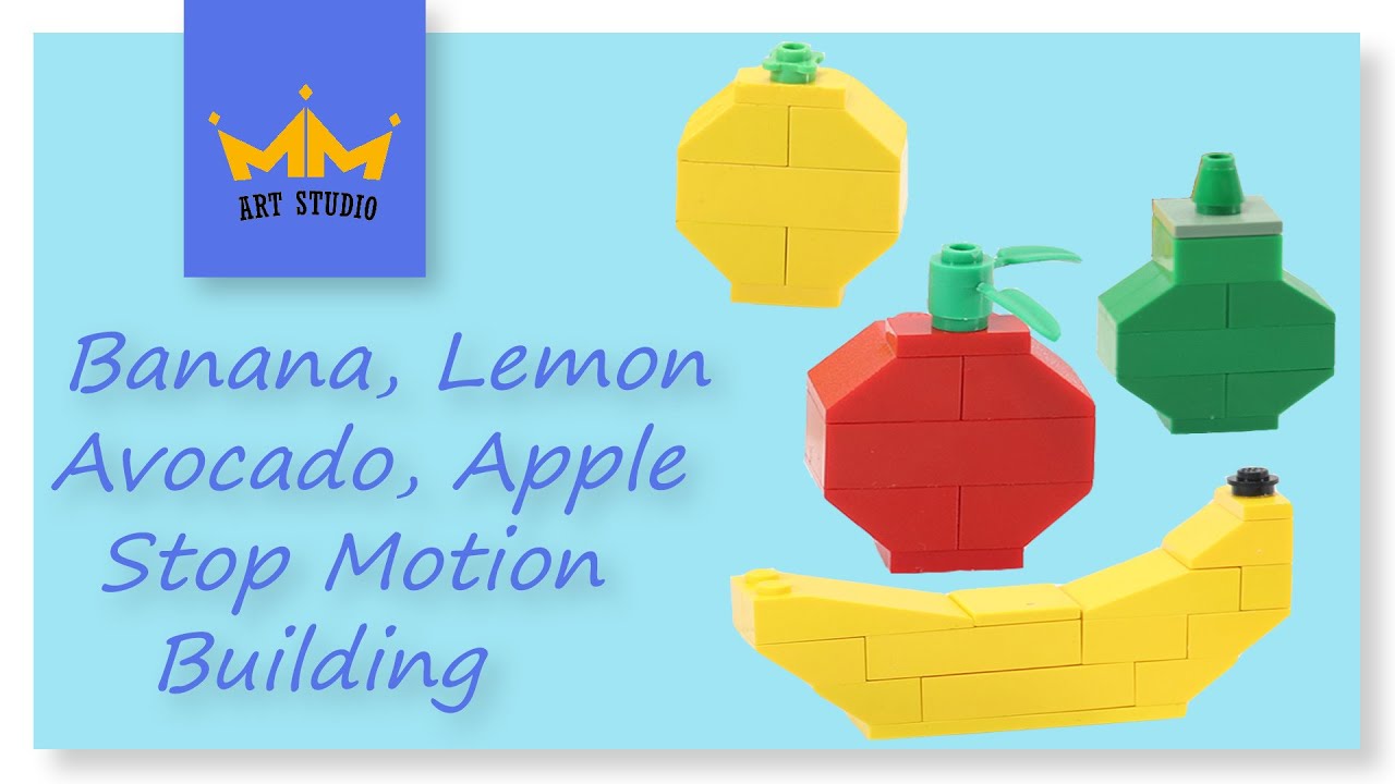 Lego Fruit - Building instructions / How to build - YouTube