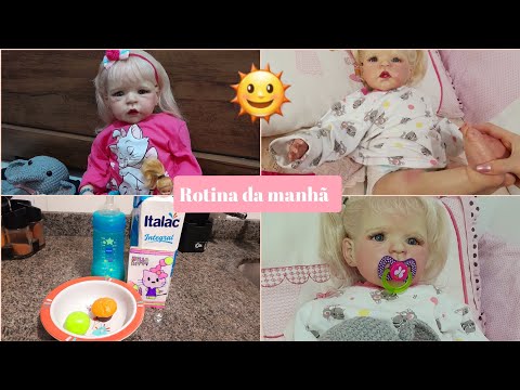 Rotina da Manhã com a Bebê Reborn Cloe