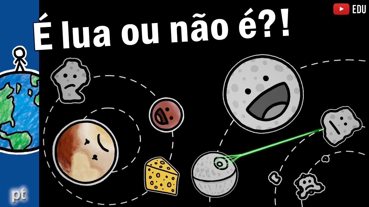 Nossa definição de “lua” está errada! Quer dizer… | Minuto da Terra ...